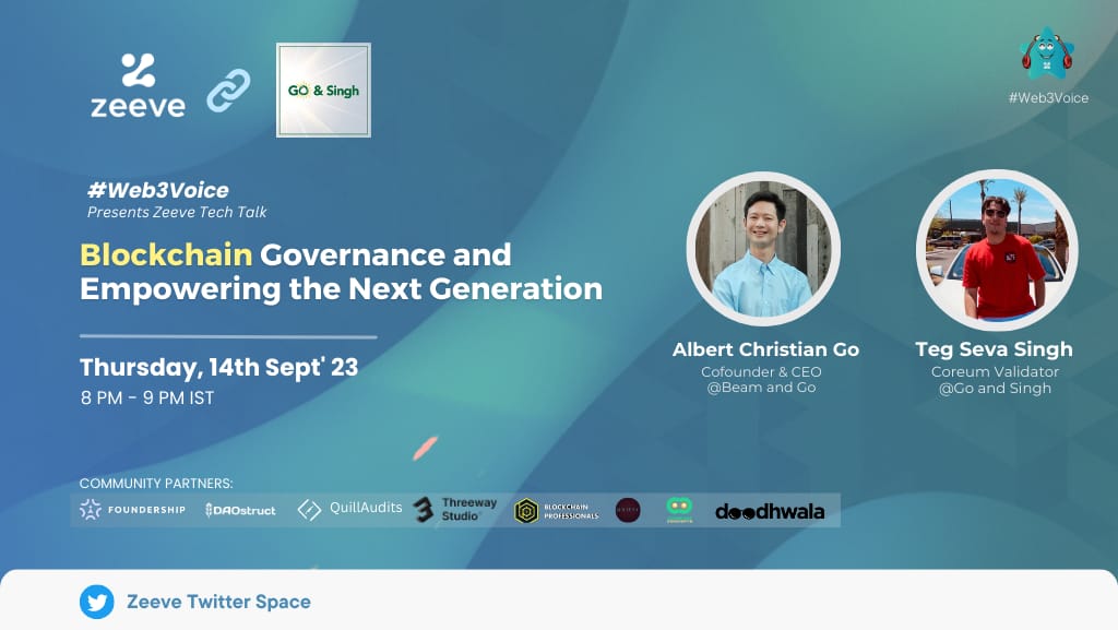 #Web3Voice – Blockchain Governance and Empowering the Next Generation | Blockchain Deployment ...