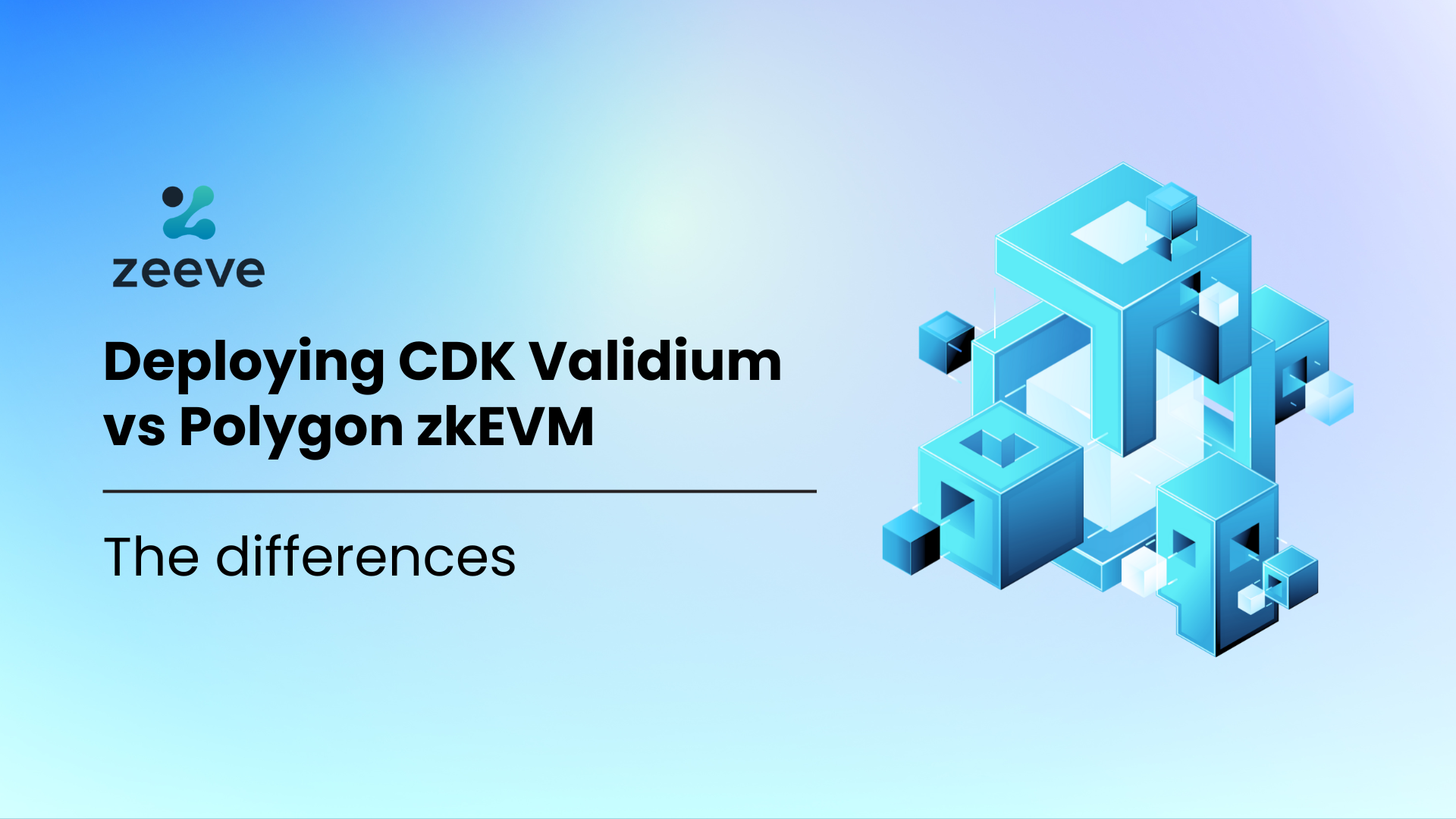 CDK Validium vs Polygon zkEVM Deployment–Differences explained