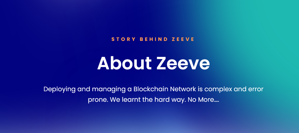 About Us | Blockchain Deployment and Management Platform | Zeeve