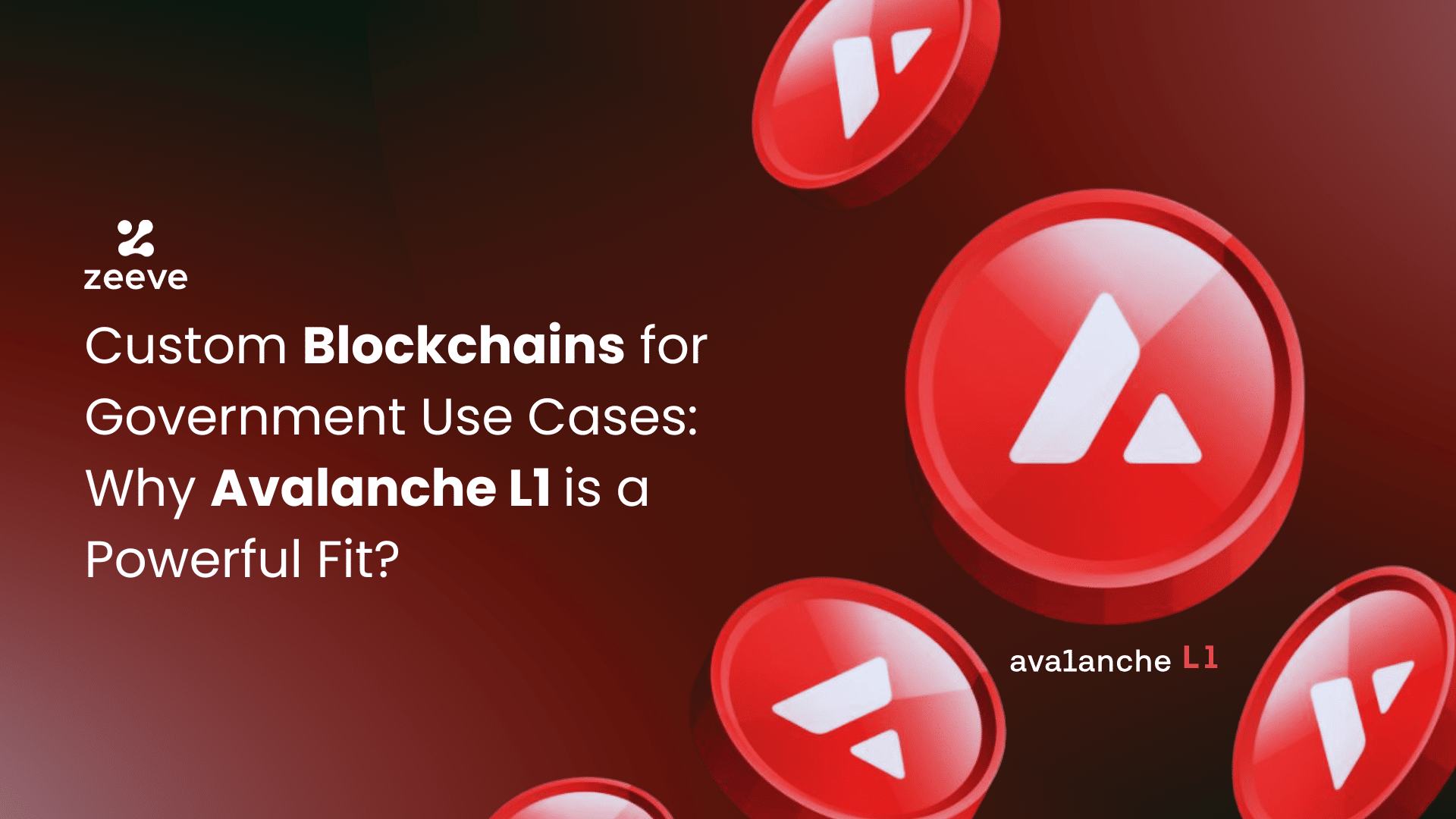 Custom Blockchains for Government Use Cases: Why Avalanche L1 is a Powerful Fit?